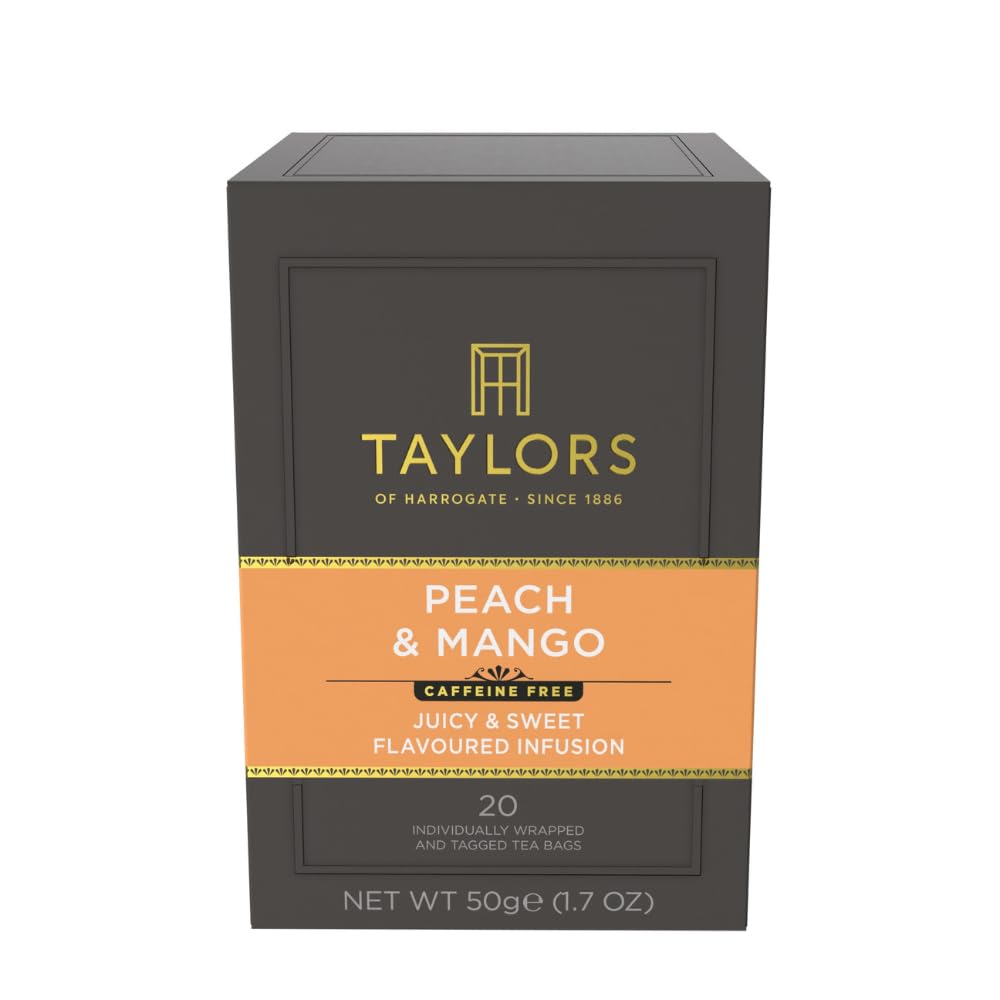 Taylors of Harrogate peach mango tea bags