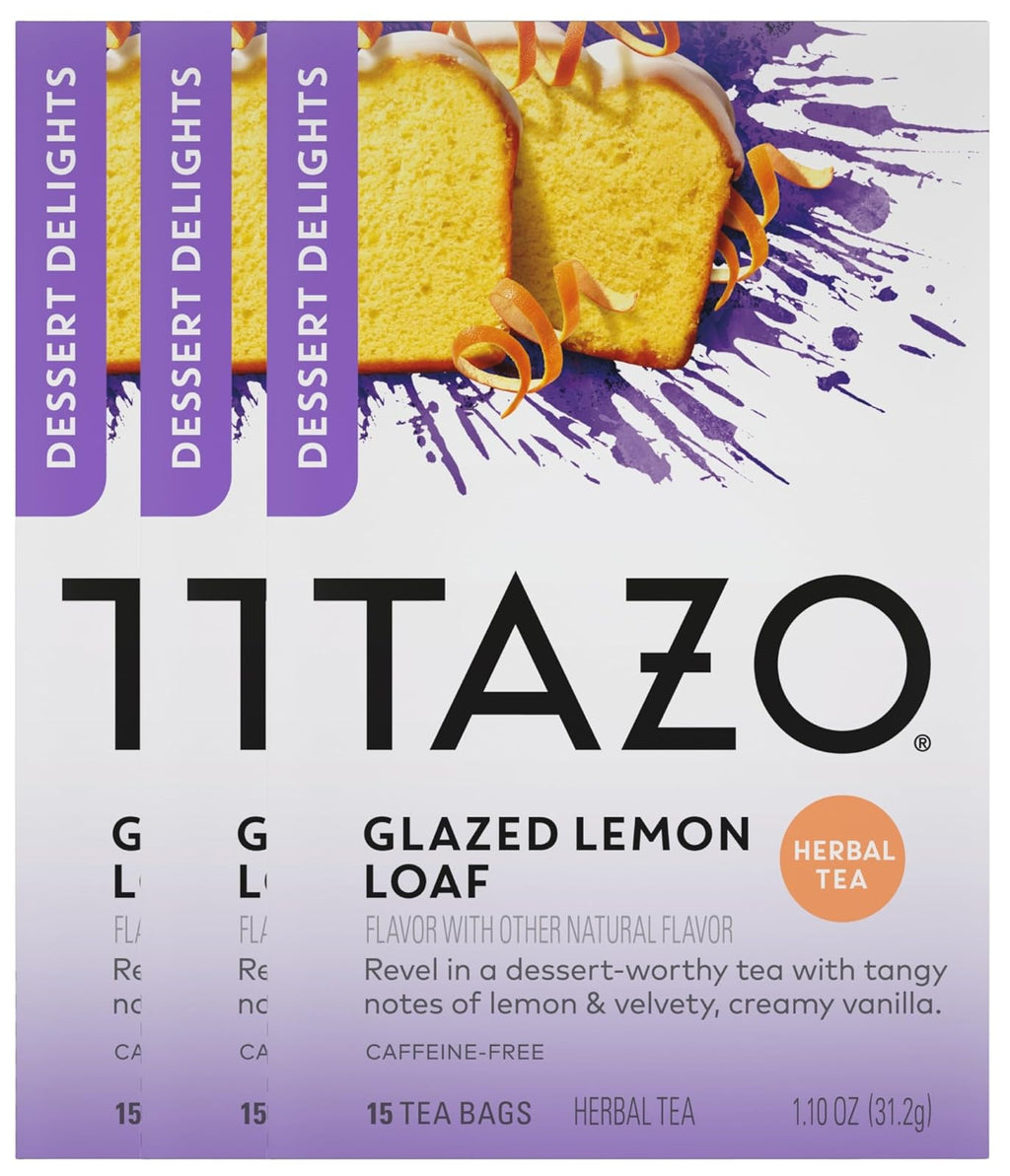 TAZO Glazed Lemon Loaf Herbal Tea bags