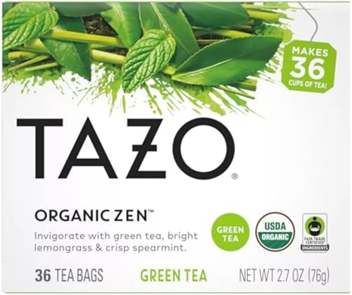TAZO green tea for relaxation