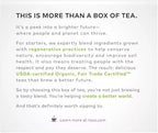 TAZO green tea with natural ingredients