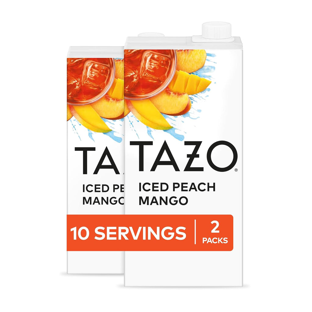 TAZO iced peach mango herbal tea