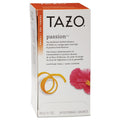 Tazo Passion herbal tea bags for relaxation
