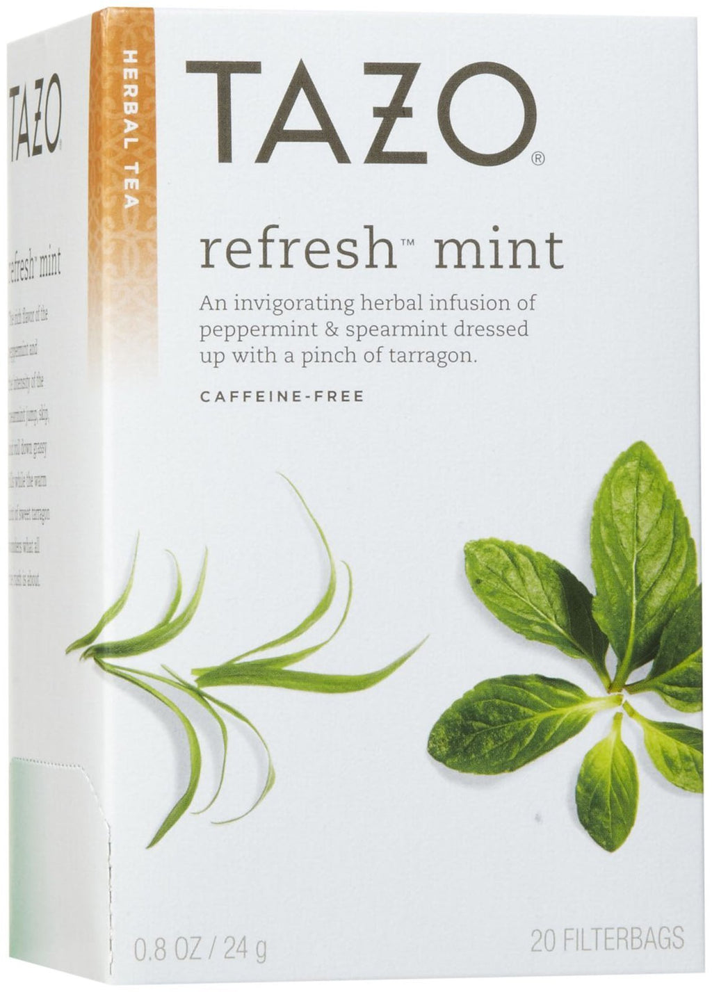Tazo Refresh Mint herbal tea bags