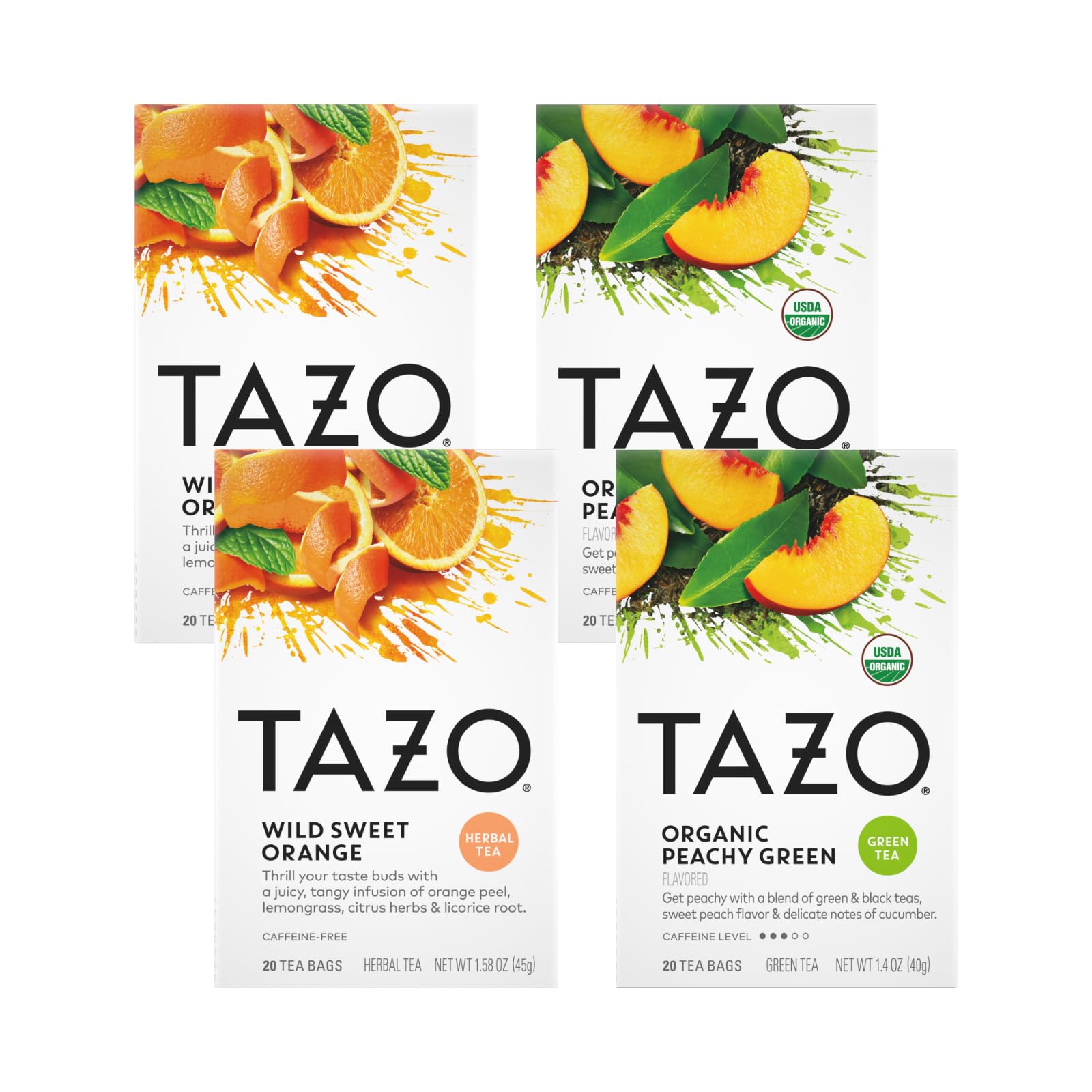 TAZO Wild Sweet Orange herbal tea bags
