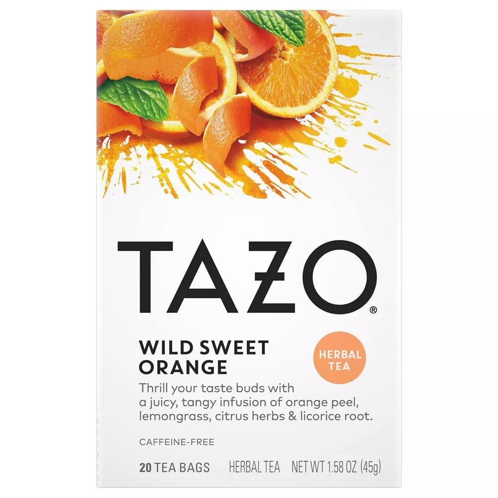 Tazo Wild Sweet Orange herbal tea bags