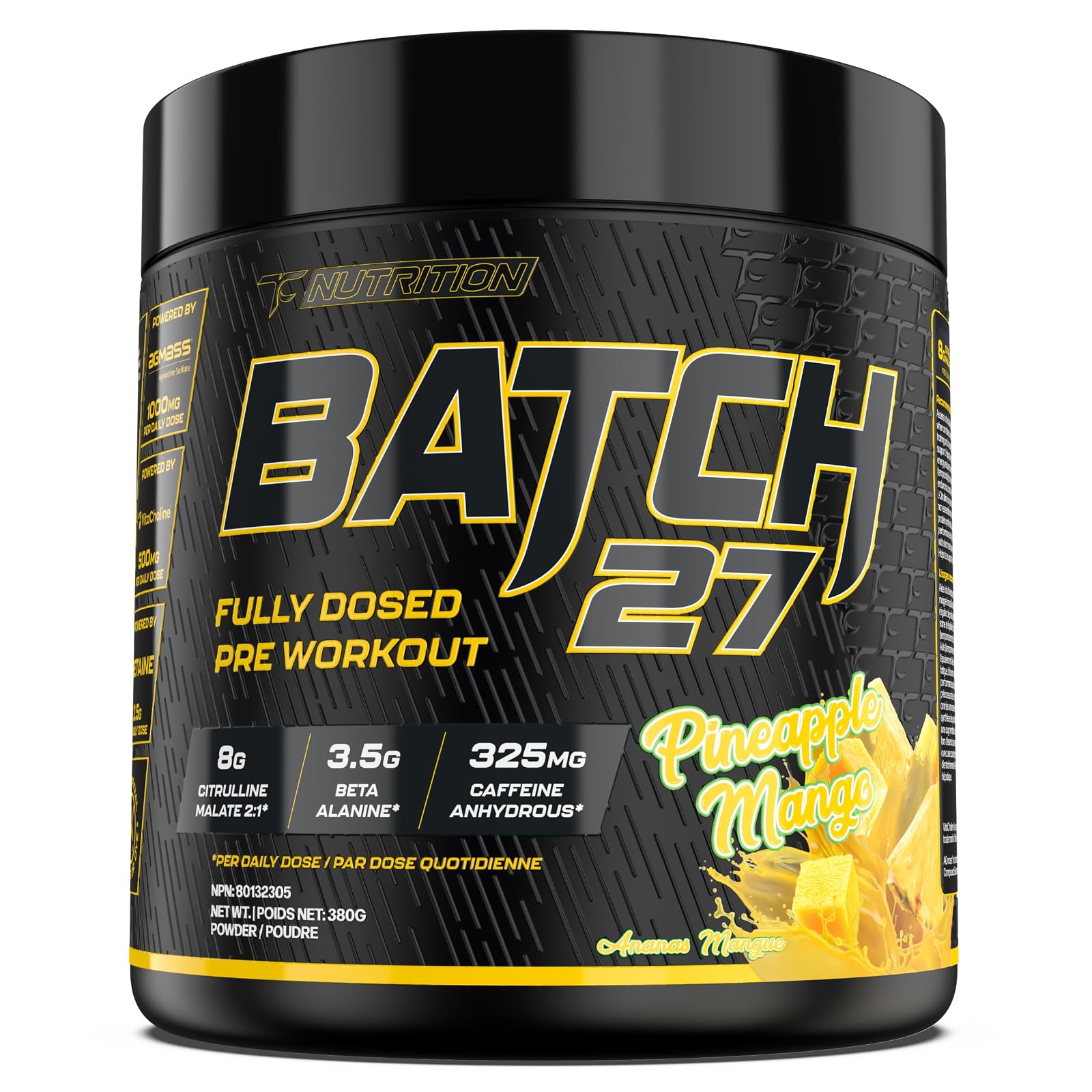 TC Nutrition pre-workout energy boost
