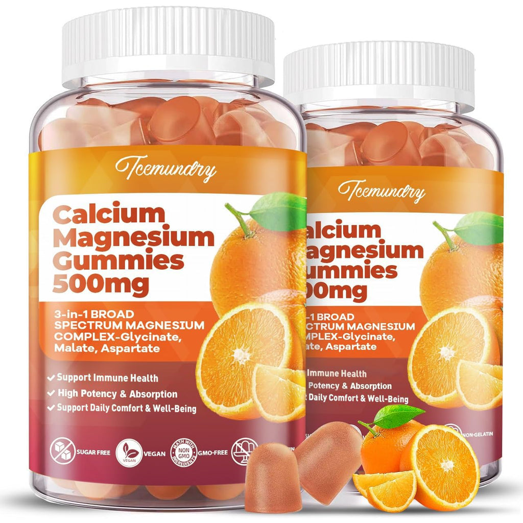Tcemundry calcium magnesium gummies benefits