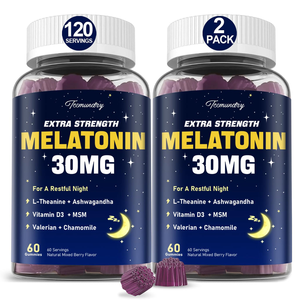 Tcemundry melatonin gummies for restful sleep
