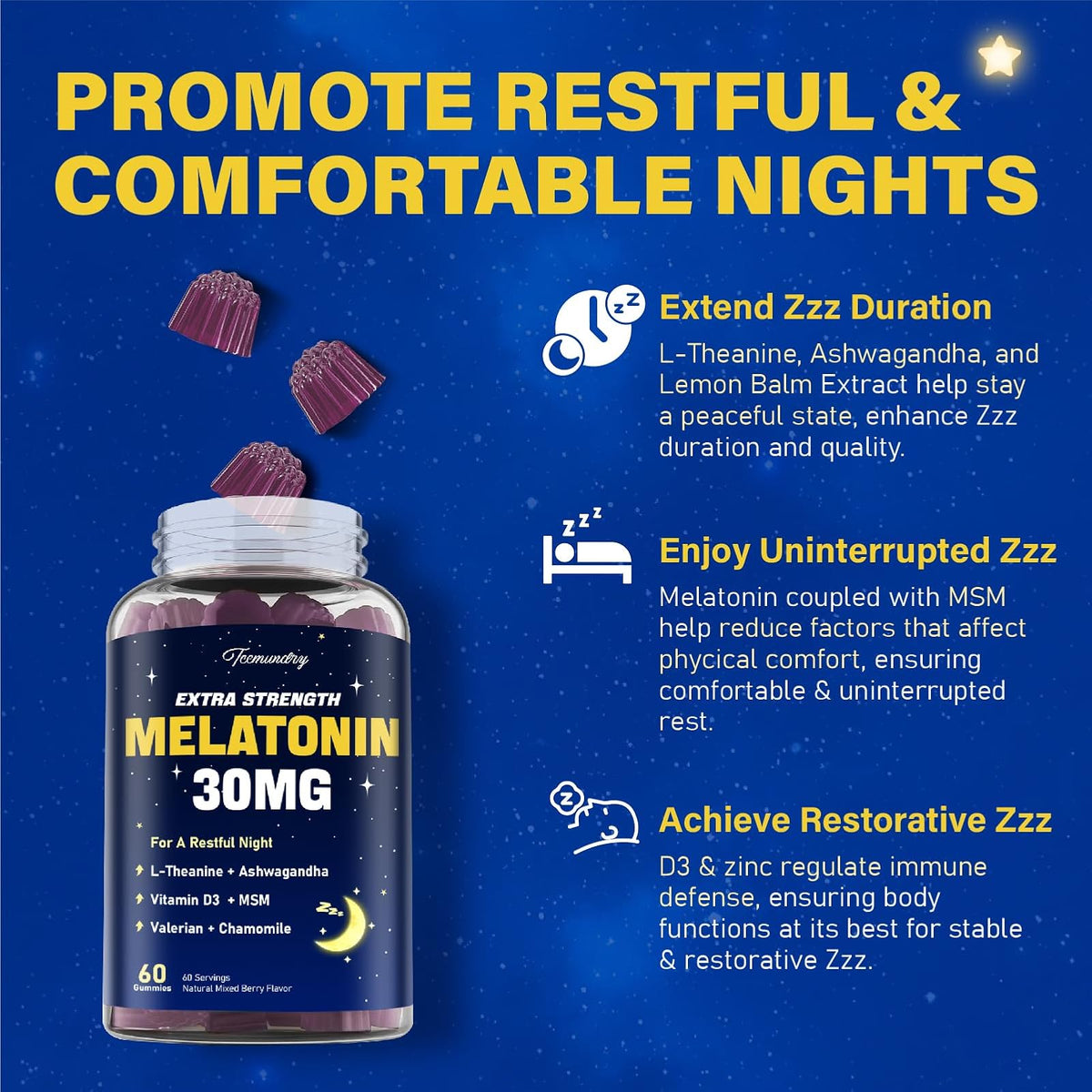 Tcemundry sleep blends for relaxation
