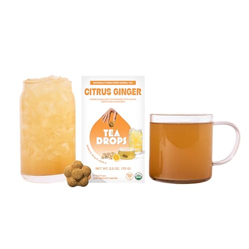 Tea Drops citrus ginger herbal tea