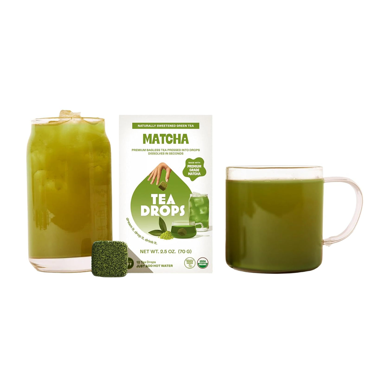 Tea Drops matcha latte mix