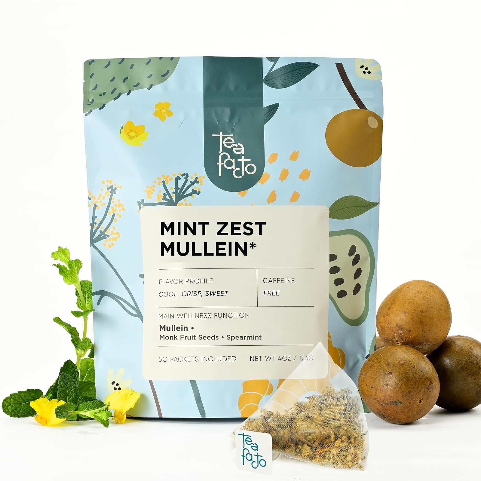 Tea Facto Mint Zest Mullein Tea bags
