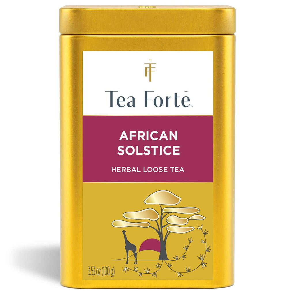 Tea Forte African Solstice herbal tea canister