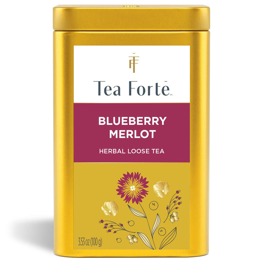 Tea Forte Blueberry Merlot canister