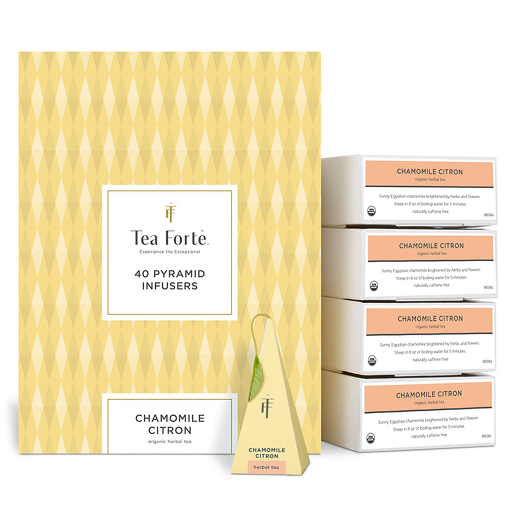 Tea Forte chamomile herbal tea blend