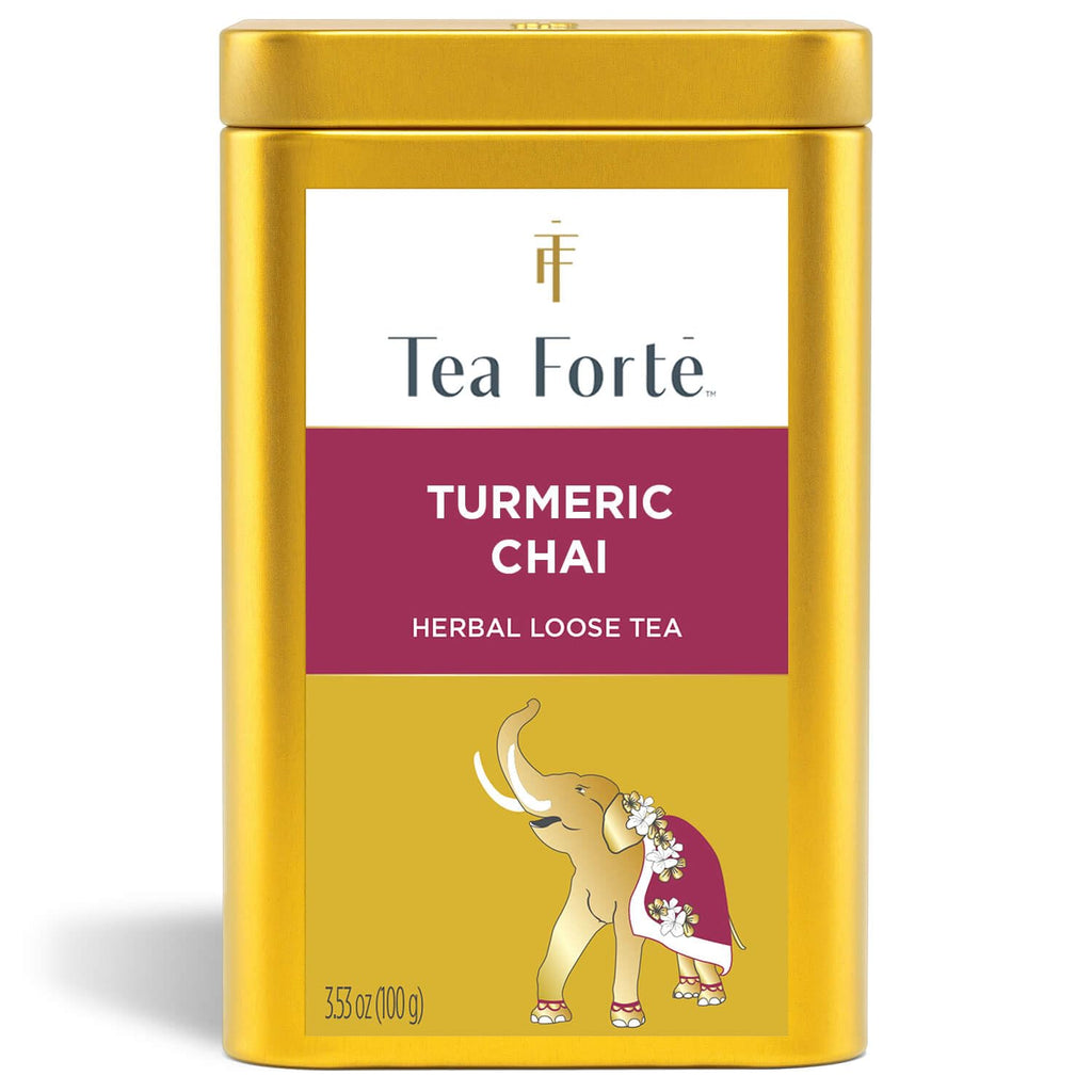 Tea Forte Turmeric Chai canister