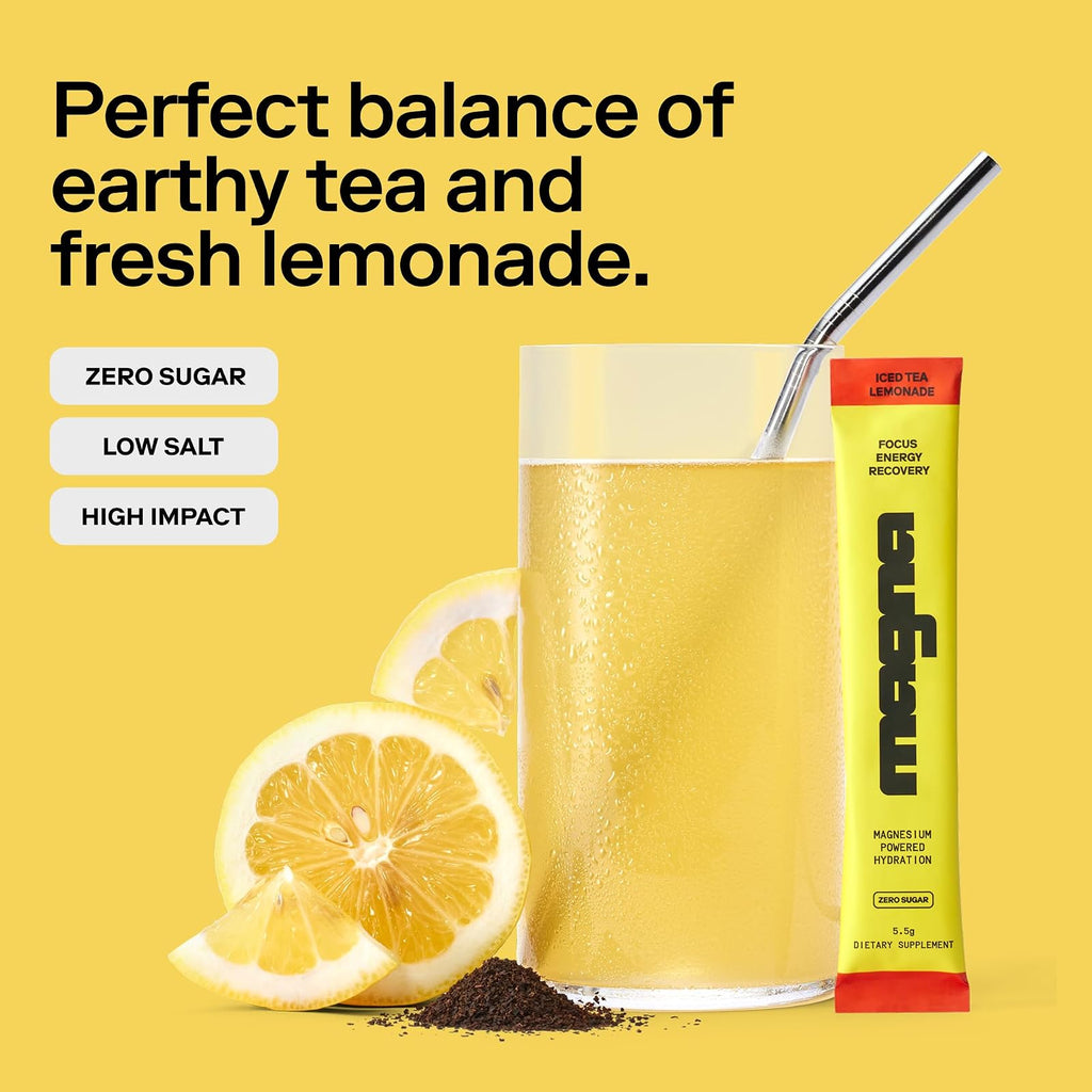 Tea lemonade electrolyte drink mix