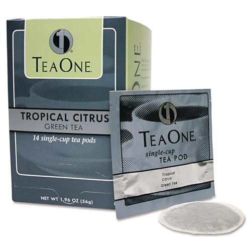 Tea One Tropical Citrus Green Tea Pods for refreshing brews