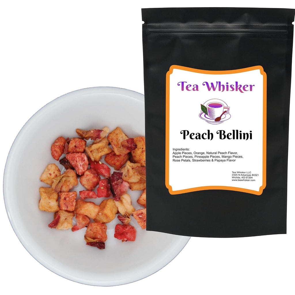 Tea Whisker Peach Bellini herbal tea blend