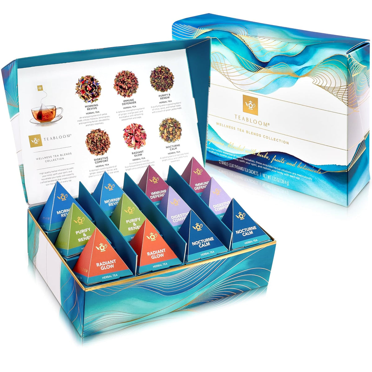 Teabloom herbal tea gift set