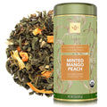 Teabloom organic green tea canister