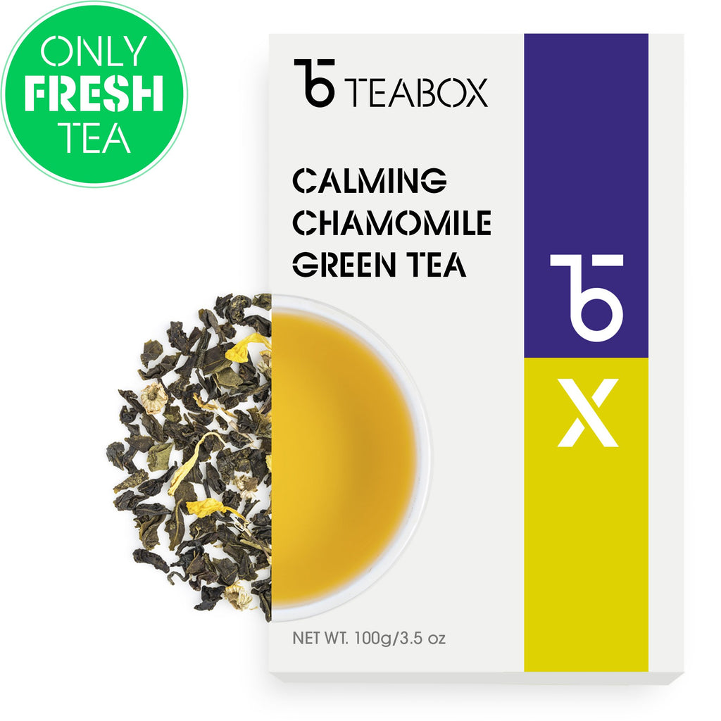 Teabox Chamomile Spring green tea