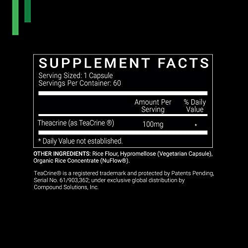 Teacrine 100mg energy booster