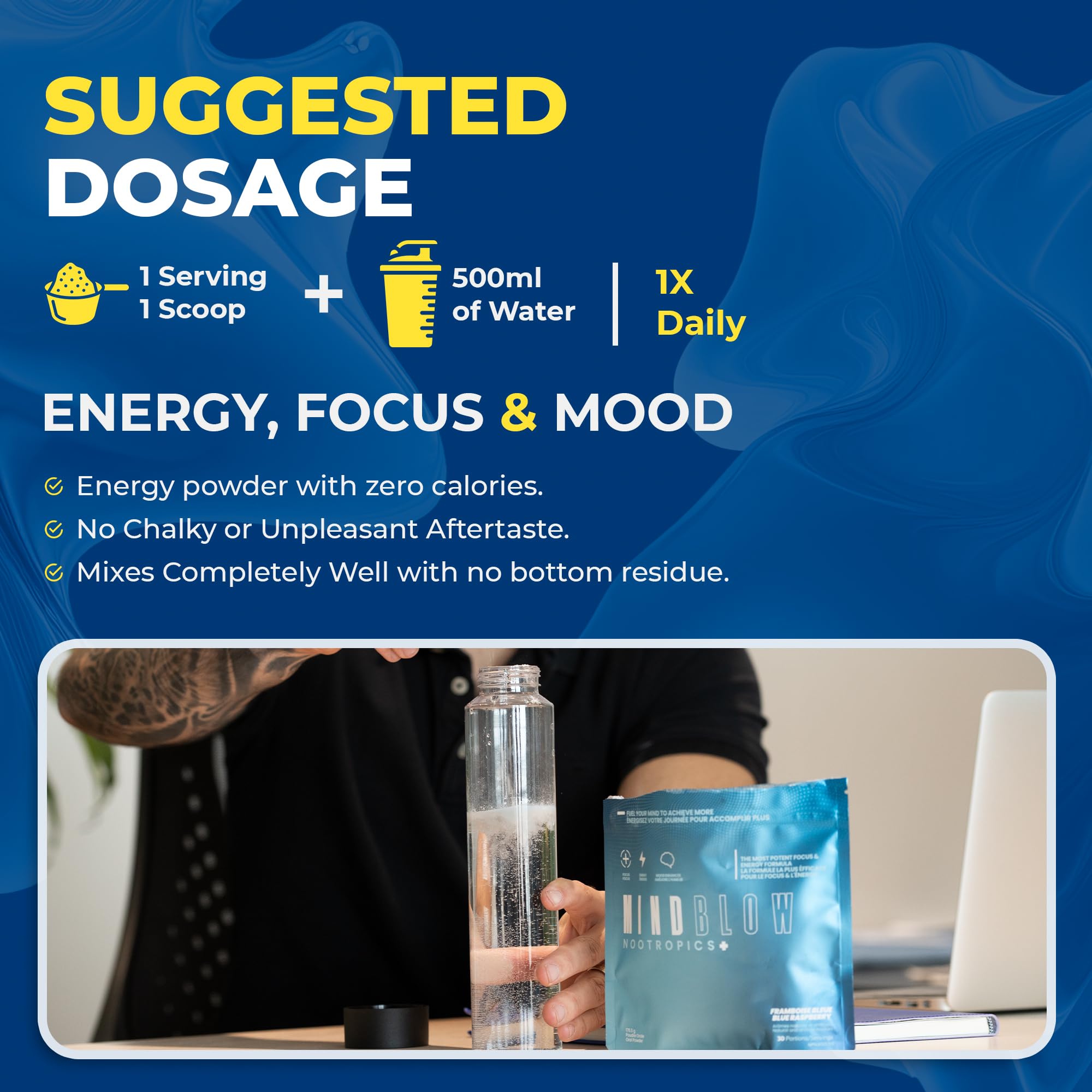 Teacrine for sustained energy levels