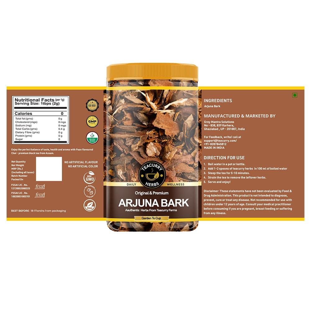 TEACURRY arjuna for balanced wellness