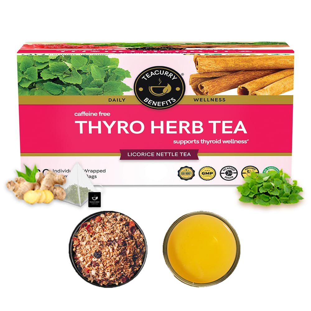 Teacurry herbal tea for thyroid health