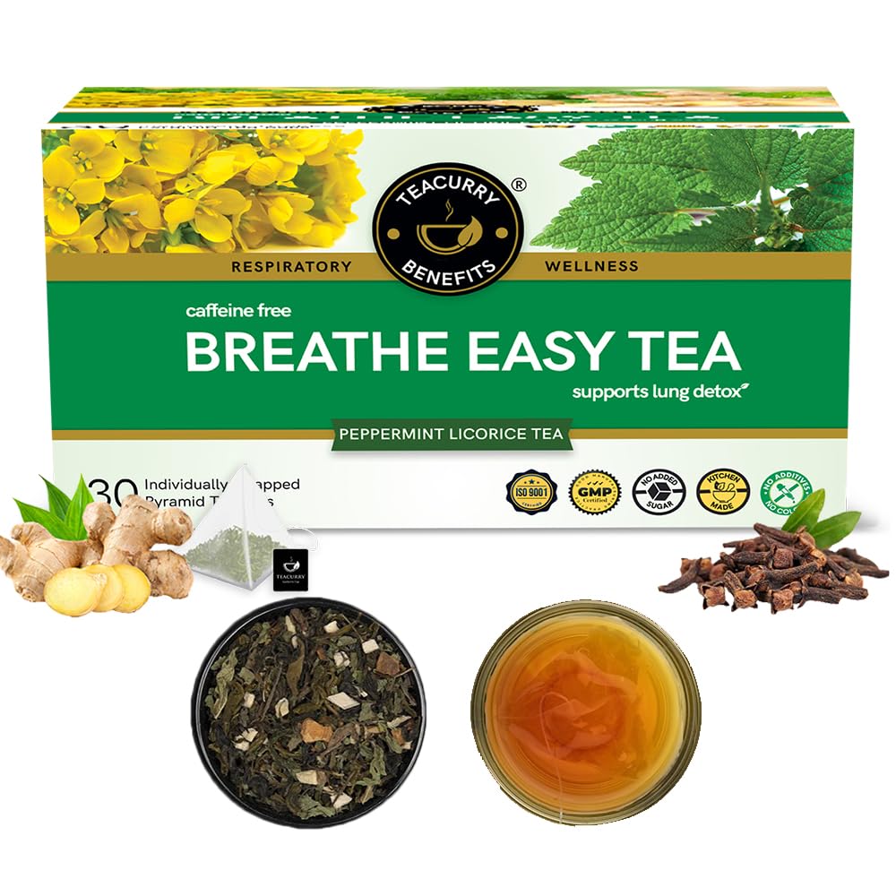 Teacurry lung detox herbal tea bags