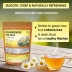 TeaDeam chamomile tea for stress relief