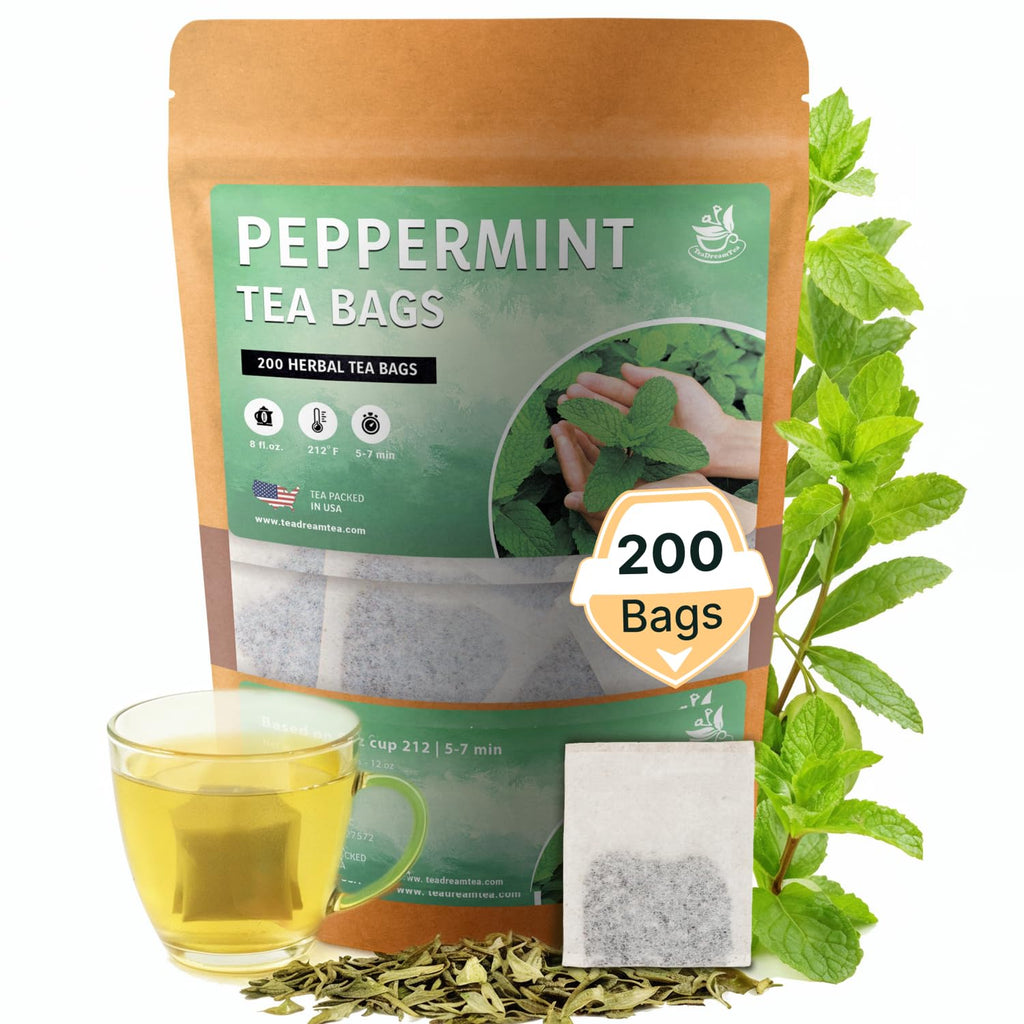 TeaDreamTea peppermint herbal tea bags