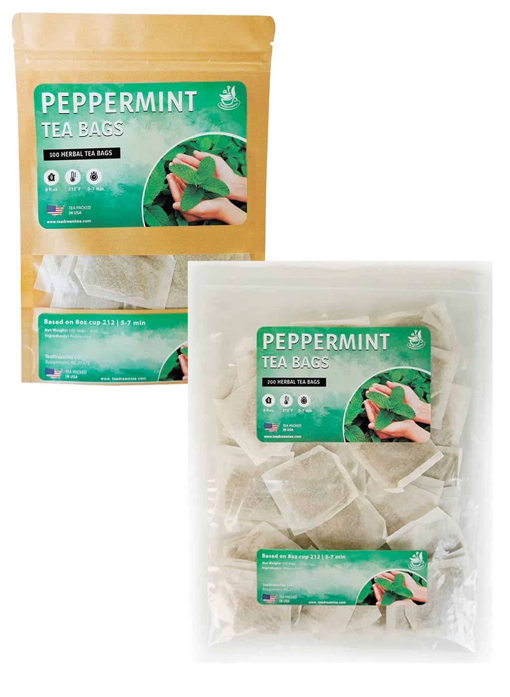 TeaDreamTea peppermint tea bags
