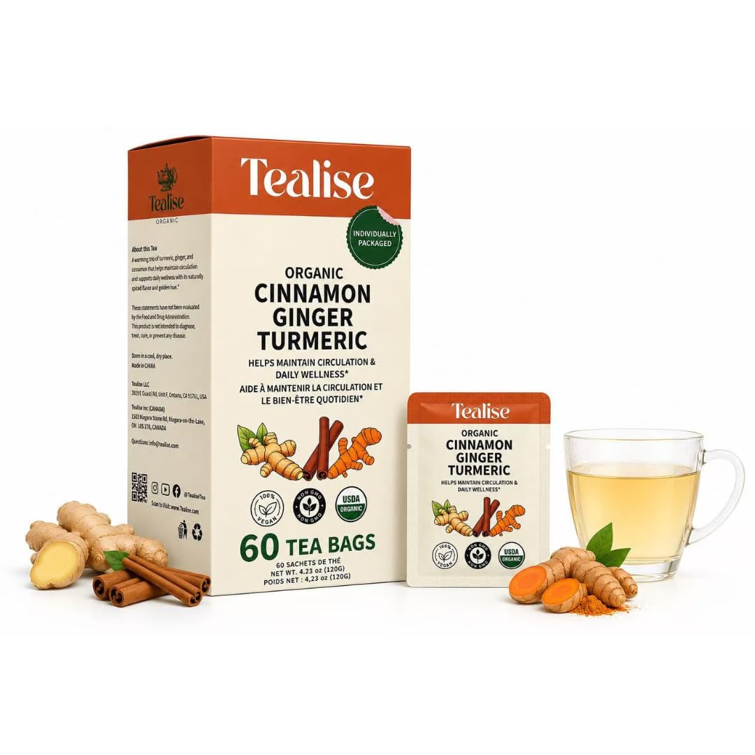 Tealise organic herbal tea bags