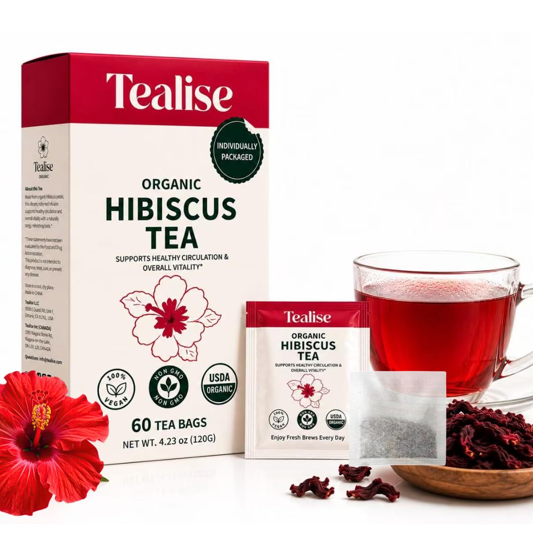 Tealise organic hibiscus tea bags