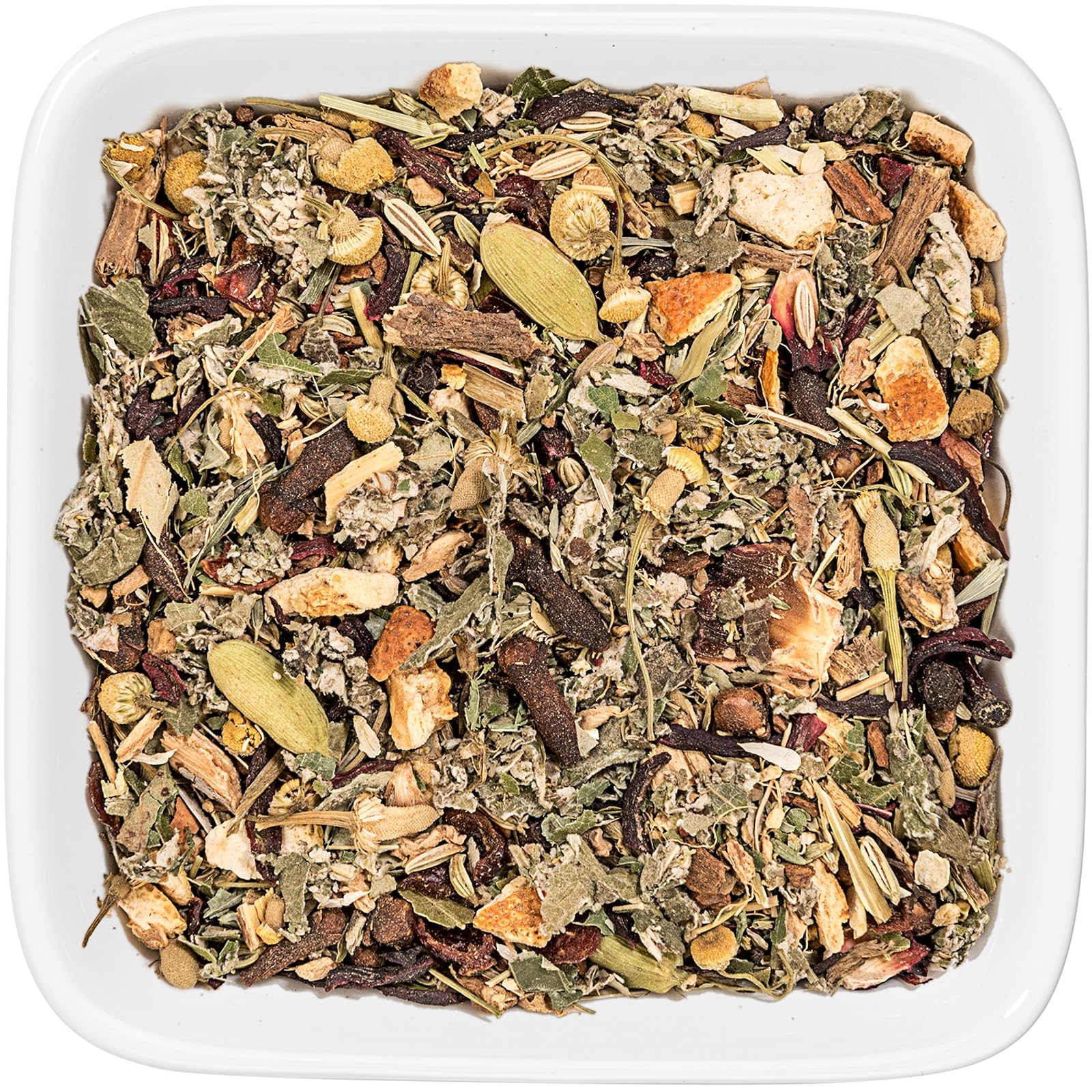 Tealyra chamomile ginger hibiscus infusion