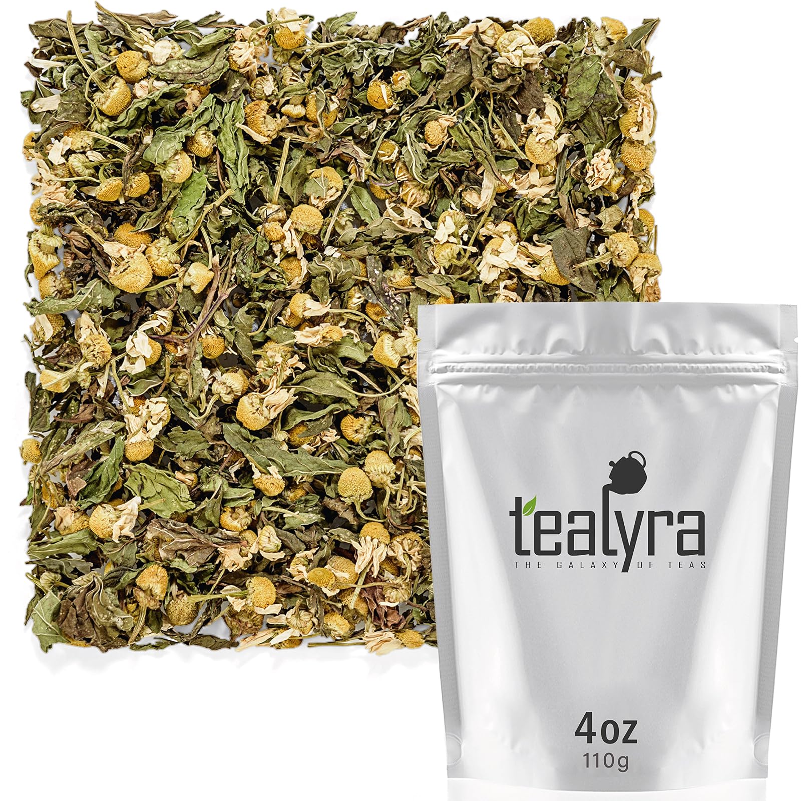 Tealyra chamomile herbal tea blend