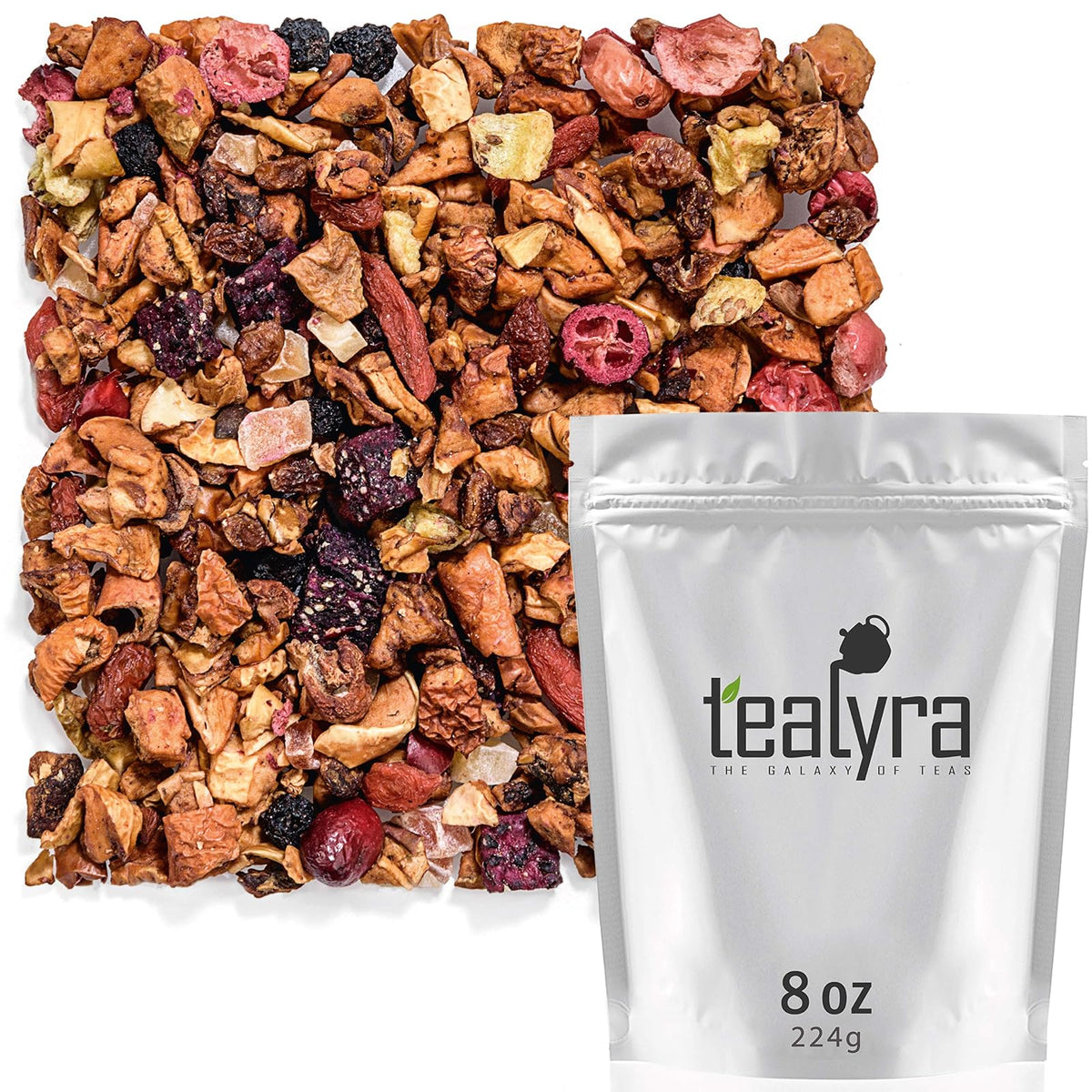 Tealyra fruity herbal tea blend