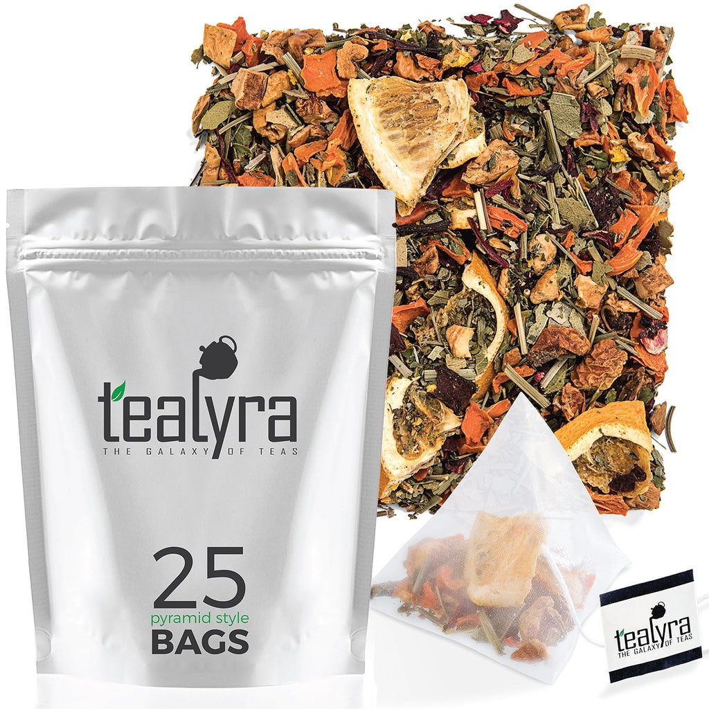 Tealyra herbal tea pyramid bags