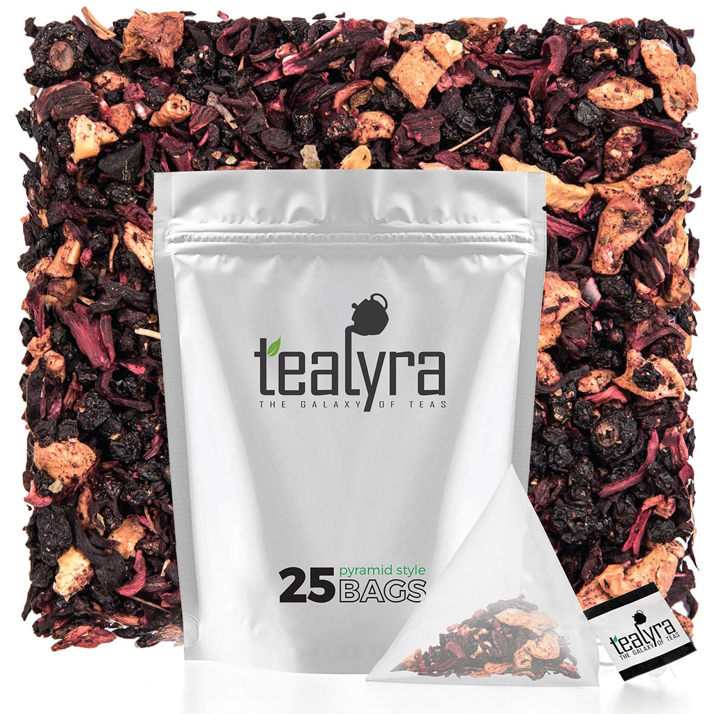 Tealyra herbal tea with berries
