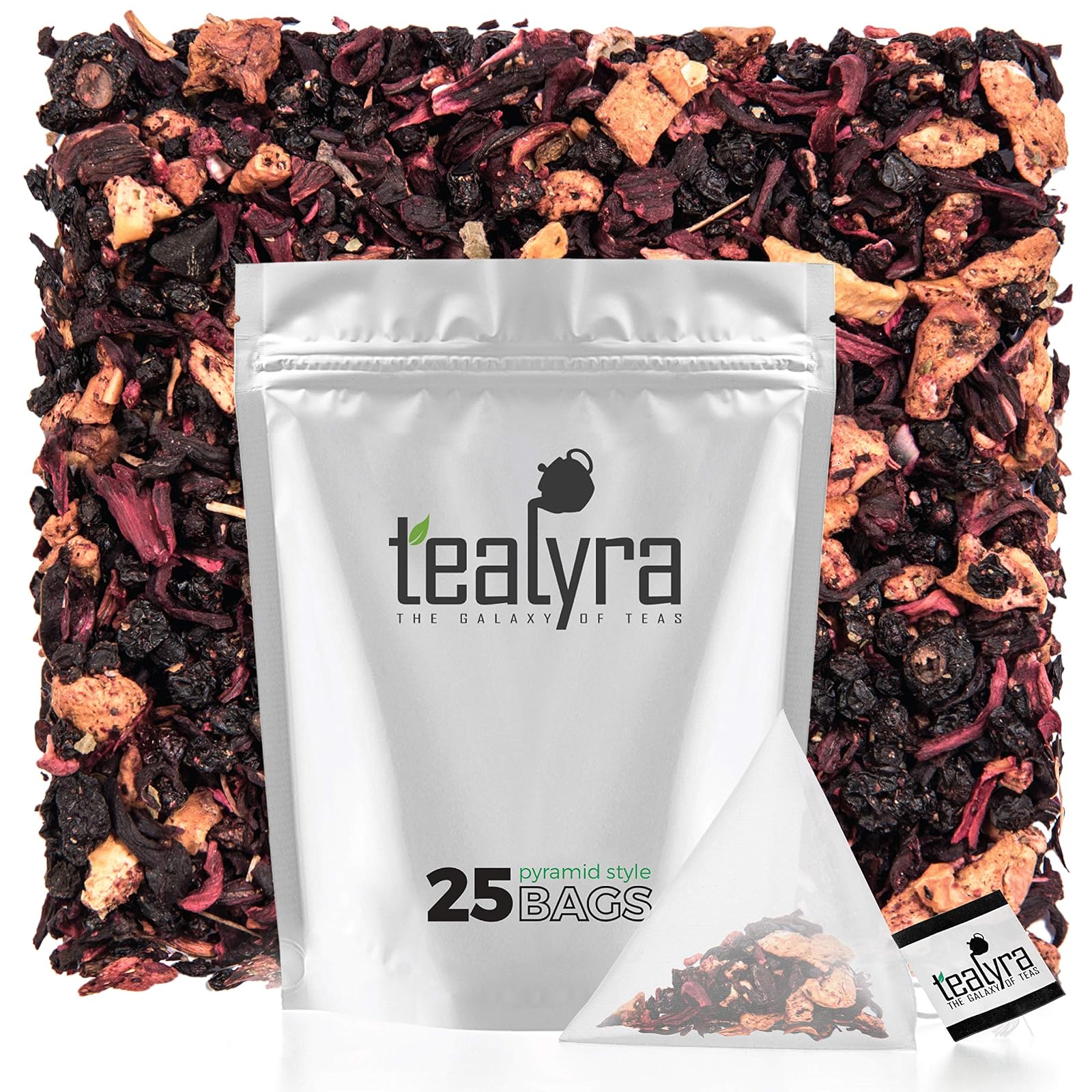 Tealyra herbal tea with berries