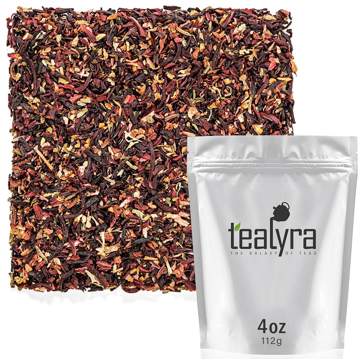 Tealyra strawberry hibiscus herbal tea
