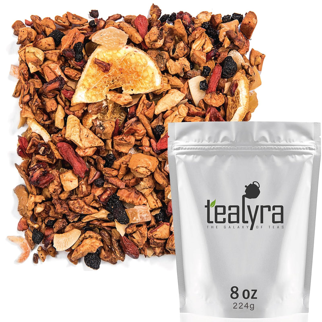 Tealyra Superfruit Mango herbal tea blend