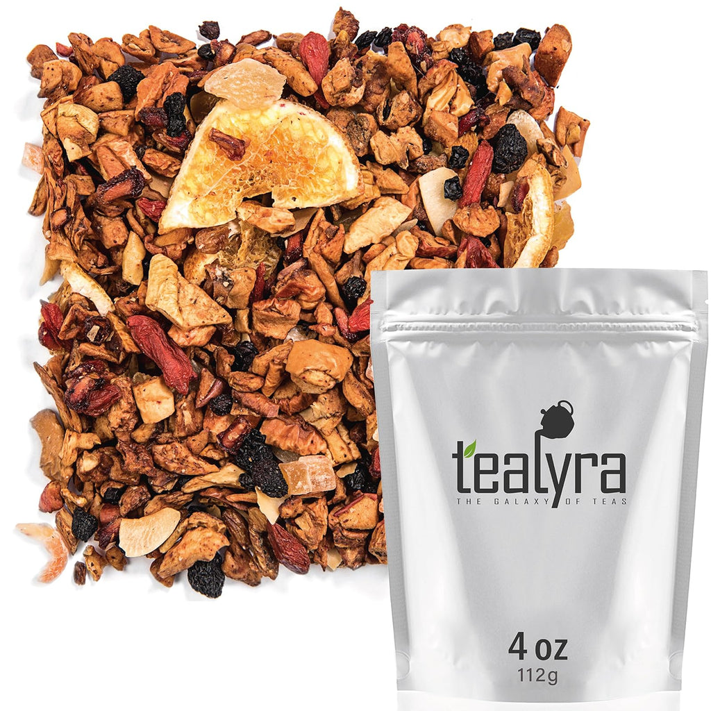 Tealyra Superfruit Mango herbal tea blend