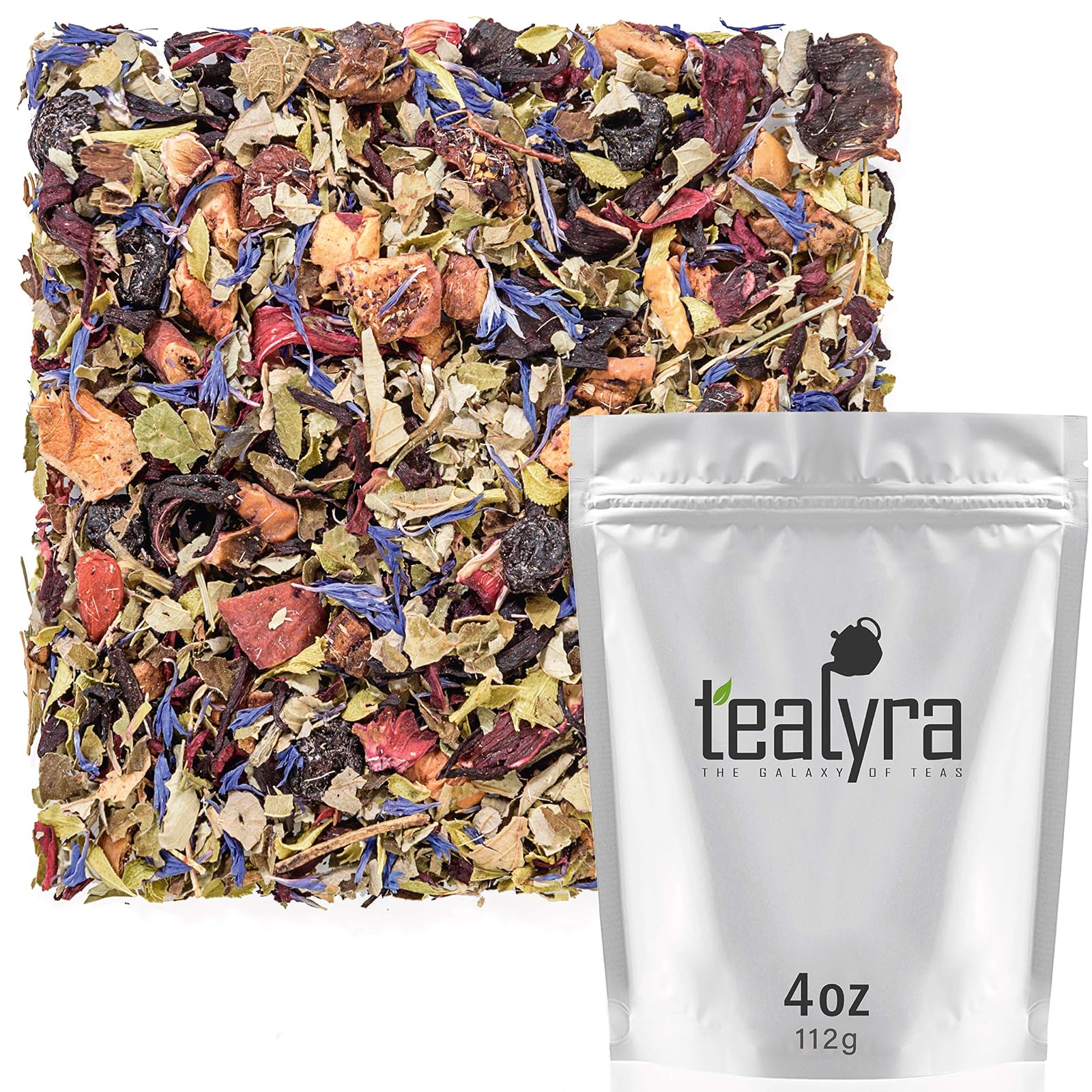 Tealyra wild berry herbal tea blend