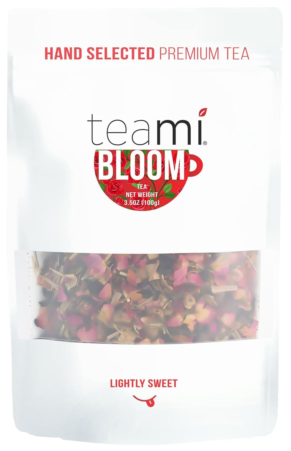 Teami Bloom rose petal tea benefits