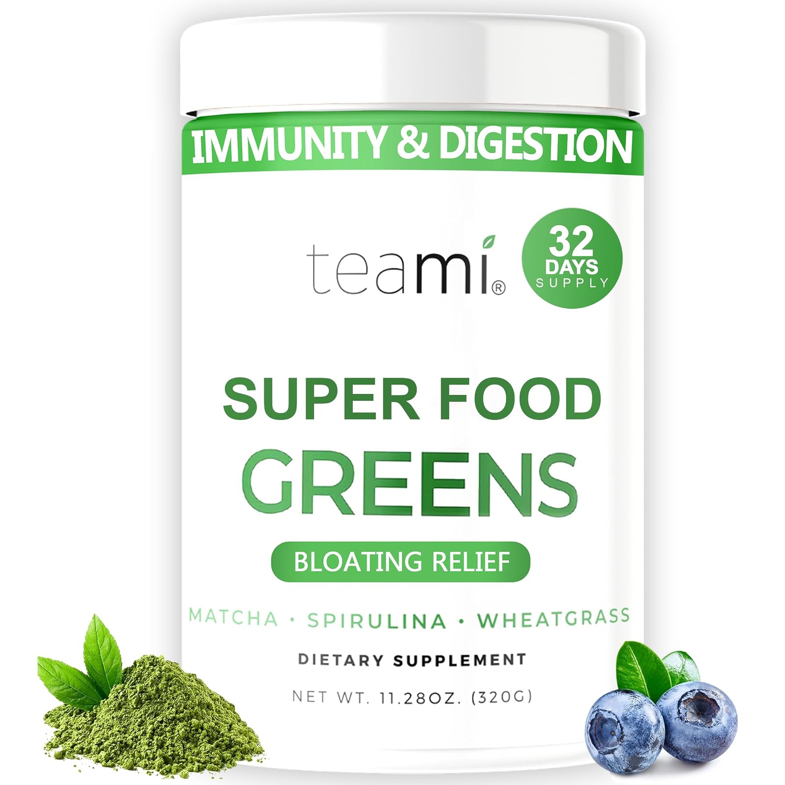 Teami organic greens powders for health
