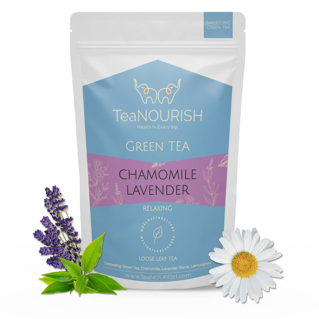 TeaNOURISH chamomile lavender herbal tea