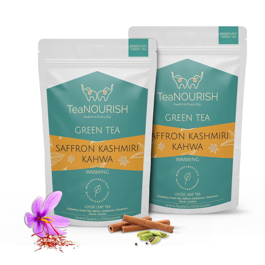 TeaNOURISH Saffron Kashmiri Kahwa blend